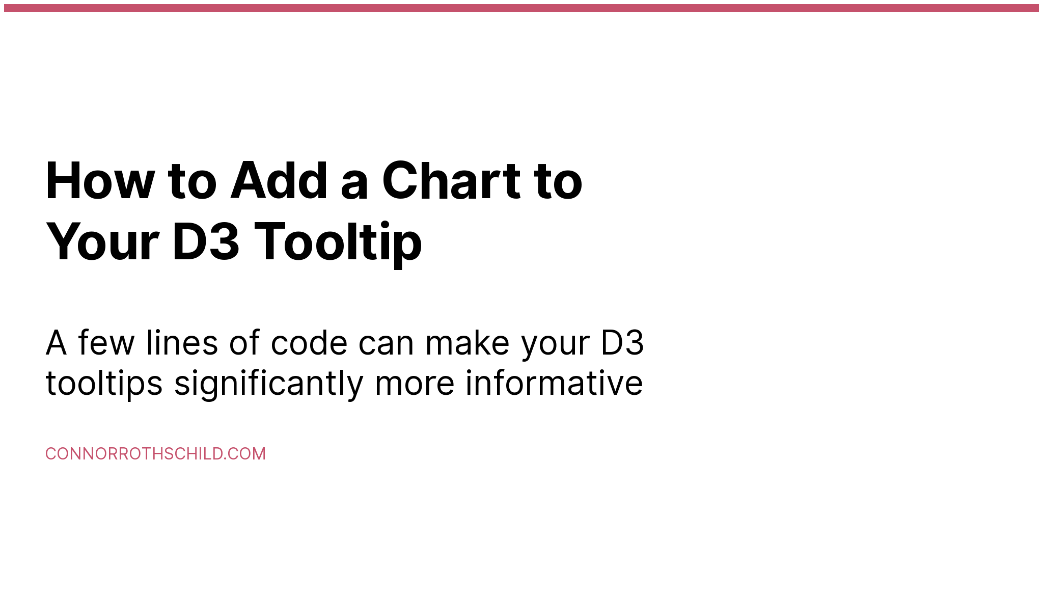 How To Add A Chart To Your D3 Tooltip Connor Rothschild How To Add A Chart To Your D3 Tooltip Connor Rothschild